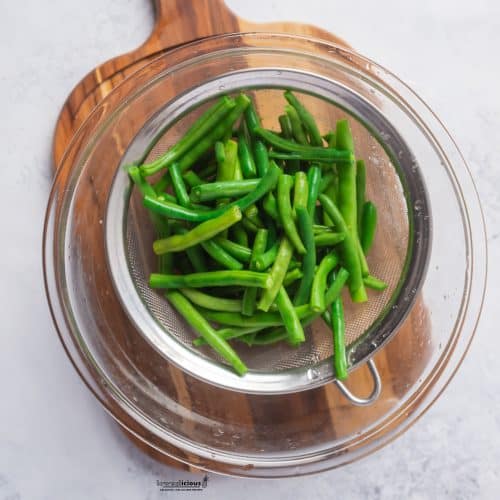 How to Blanch Green Beans - lowcalicious