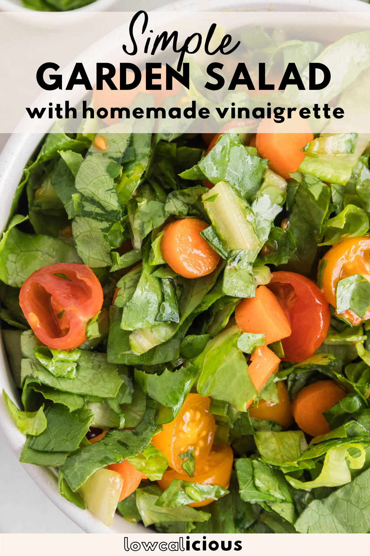 10-Minute Garden Salad Recipe with a 4-Ingredient Vinaigrette ...